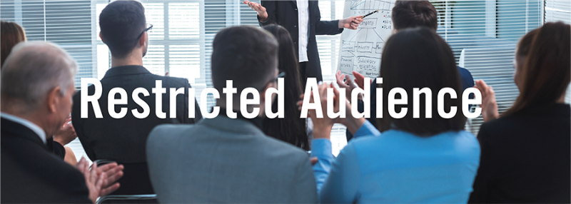 Restricted Audience courses - University of North Dakota